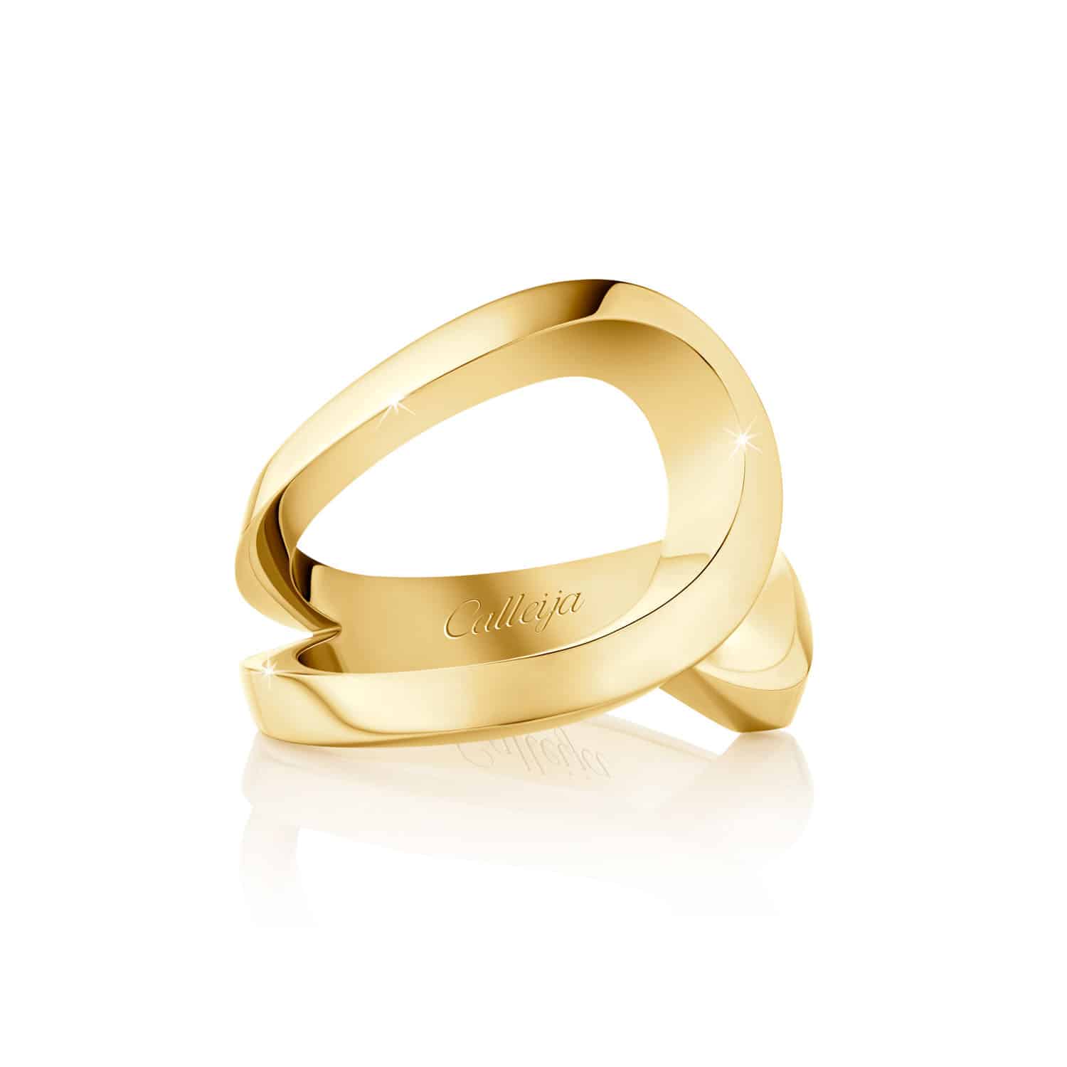 Liquid Gold 18ct Curved Loop Ring - Fine Jewellery and Argyle Pink ...